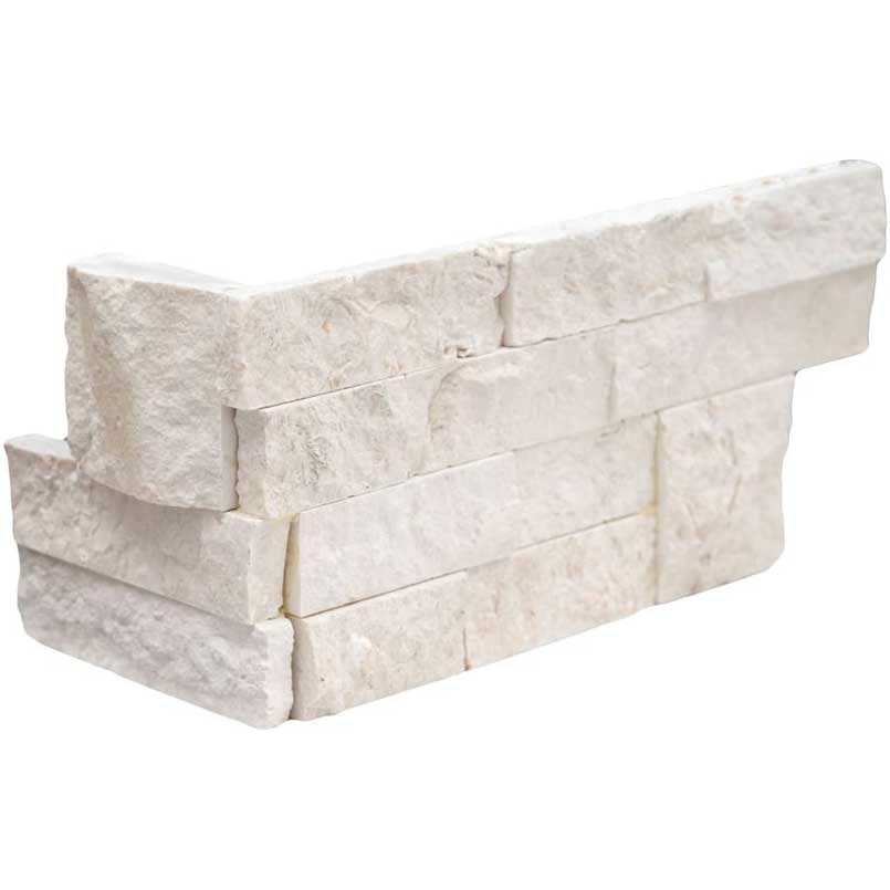 MAYRA WHITE LIMESTONE CORNER - Sophisticated Stone